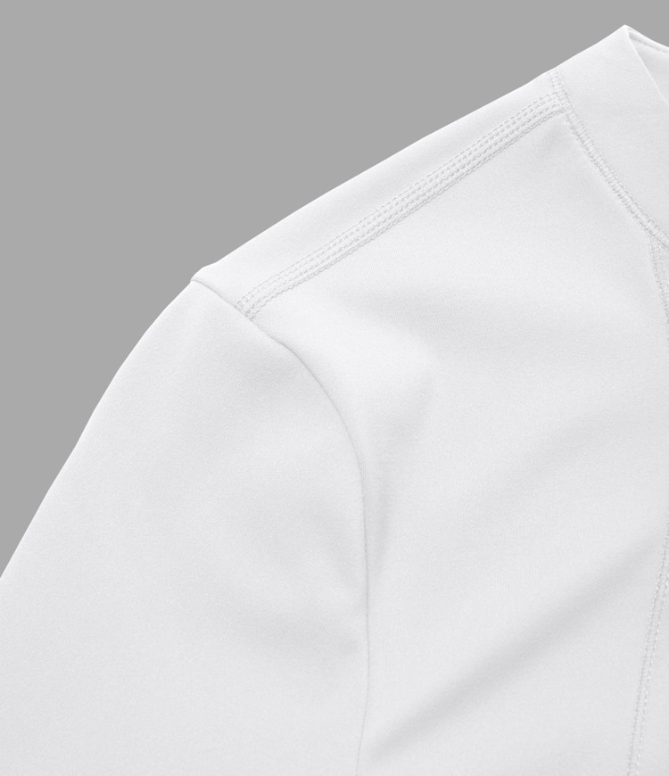 Womens Cloudful™ Half Zip Long Sleeve Thumb Hole Cropped Golf Sports
